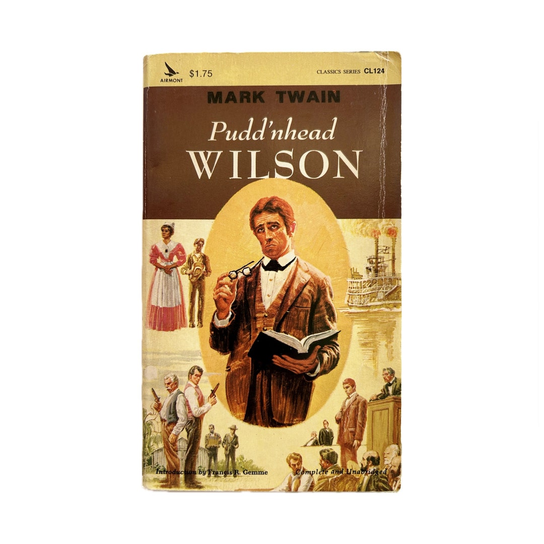Mark Twain's Pudd'nhead Wilson, Vintage Paperback, 1966 Airmont Classic ...