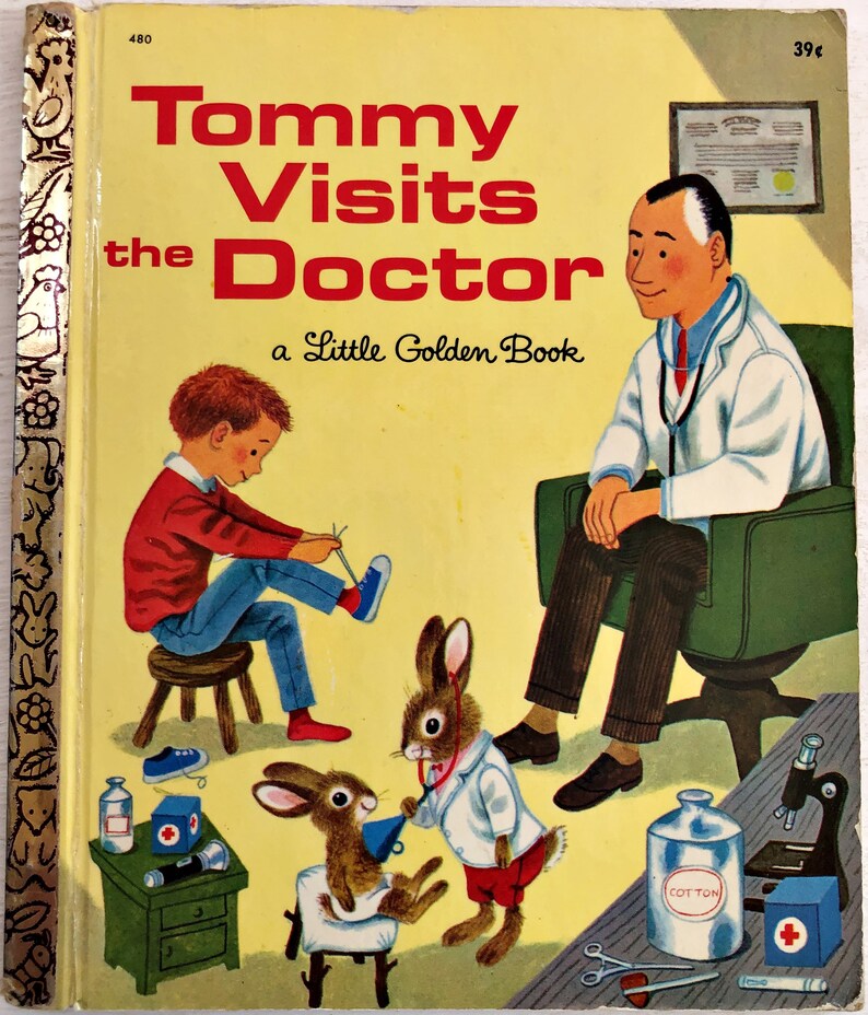 Tommy Visits the Doctor 1969 Little Golden Book | Etsy