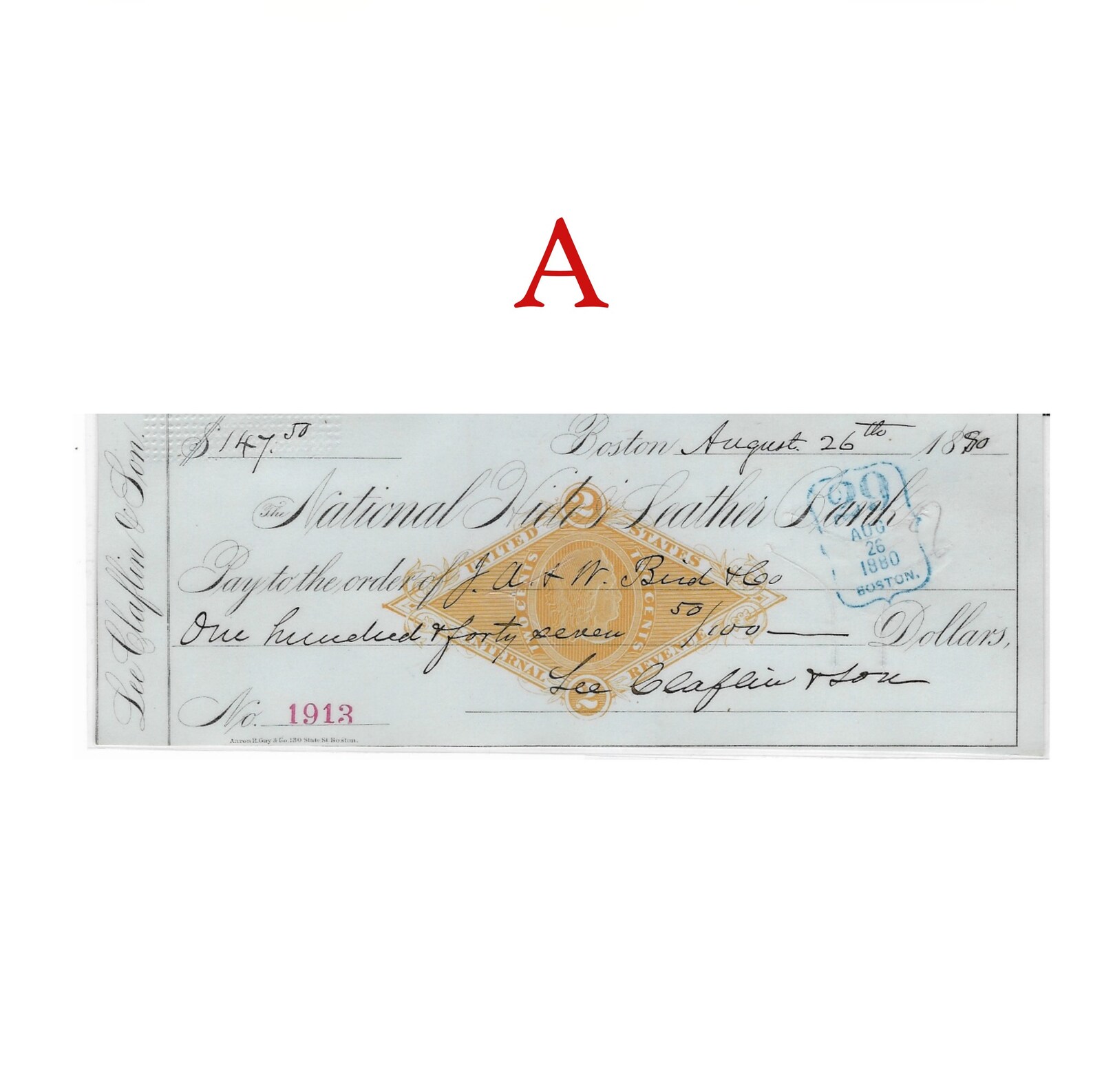 Bookmarks From Antique Bank Checks Authentic 19th Century - Etsy