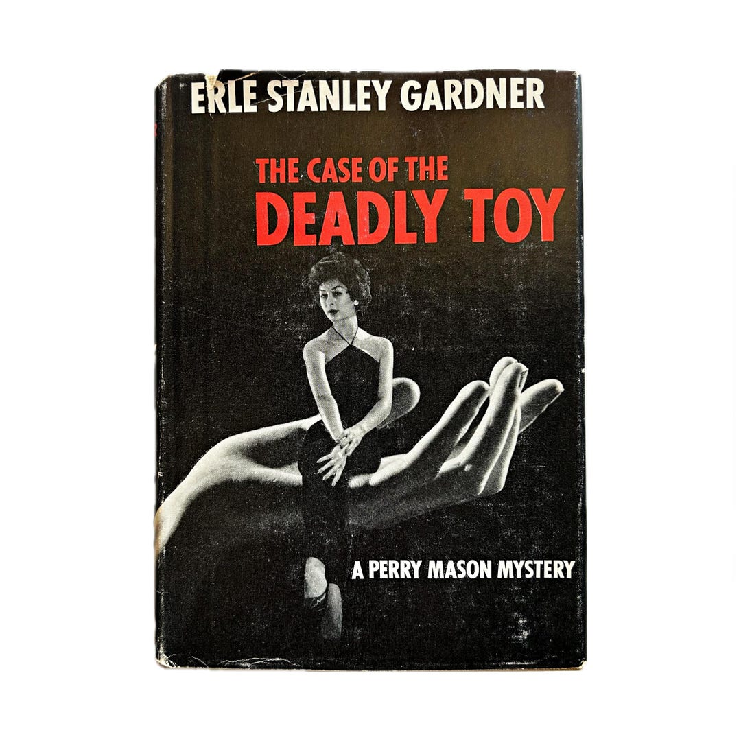 Perry Mason Mystery, the Case of the Deadly Toy by Erle Stanley Gardner, 1959 Hardcover With ...