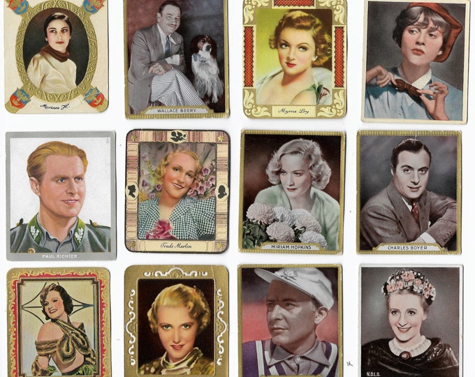 Myrna Loy, Charles Boyer, Miriam Hopkins, Wallace Beery, Henny Porten ...