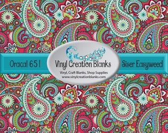 Paisley Vinyl Decal | Etsy