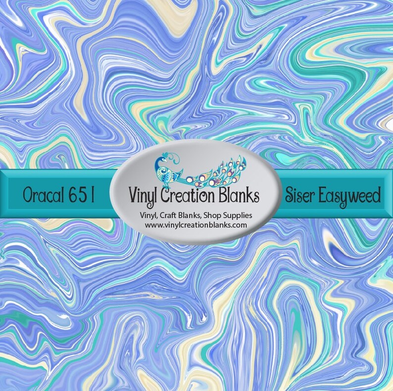 Oil Slick Swirl Pattern Vinyl HTV and Outdoor Vinyl Oil - Etsy