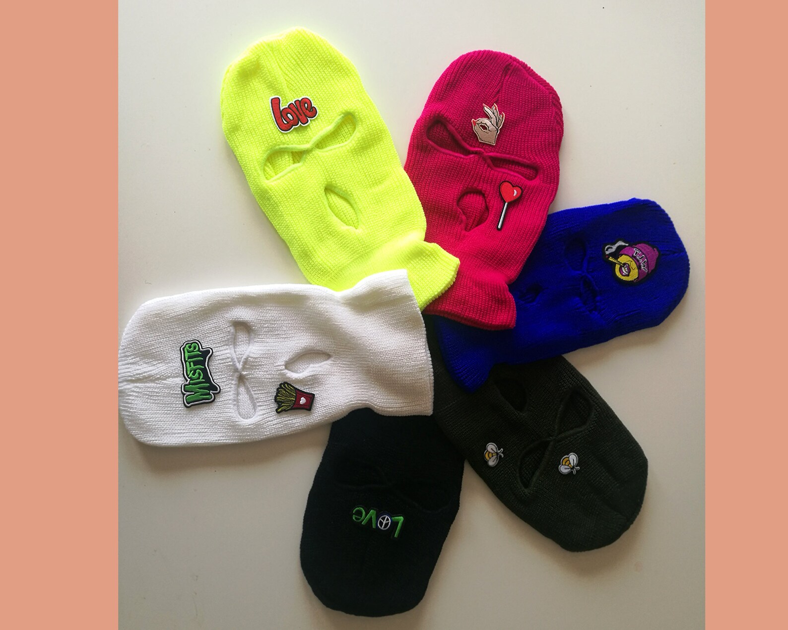 3 holes Ski mask pfp ski mask aesthetic winter 2020 face | Etsy