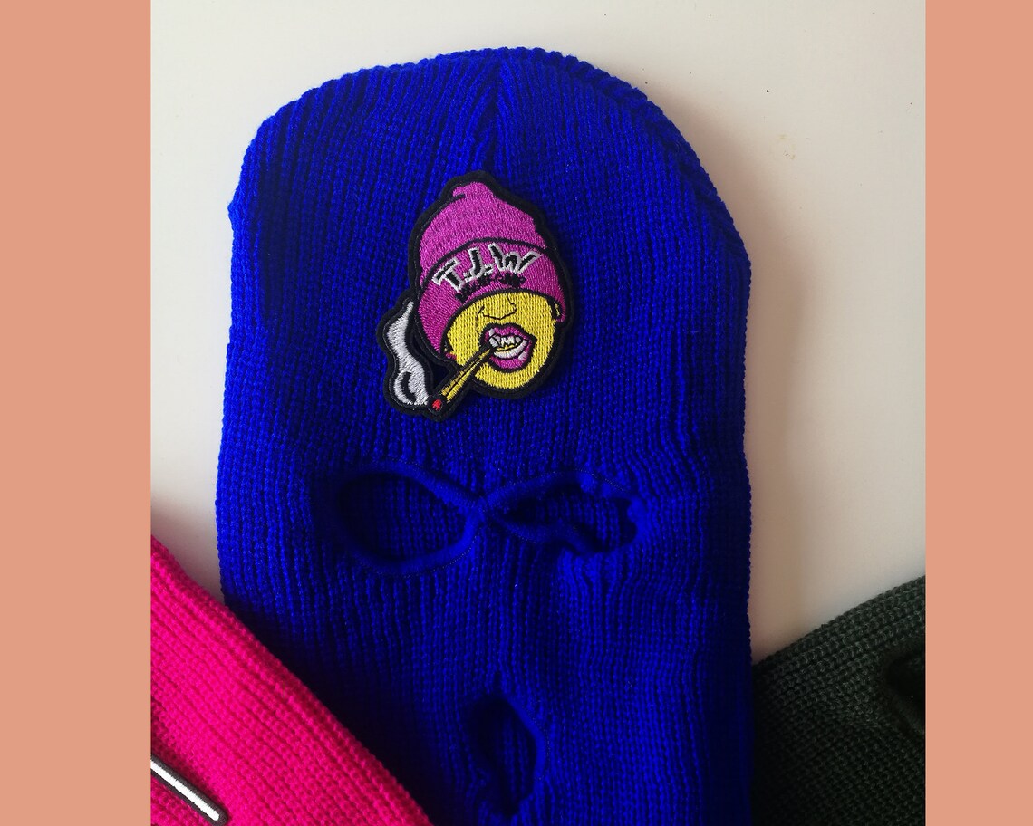 3 holes Ski mask pfp ski mask aesthetic winter 2020 face | Etsy