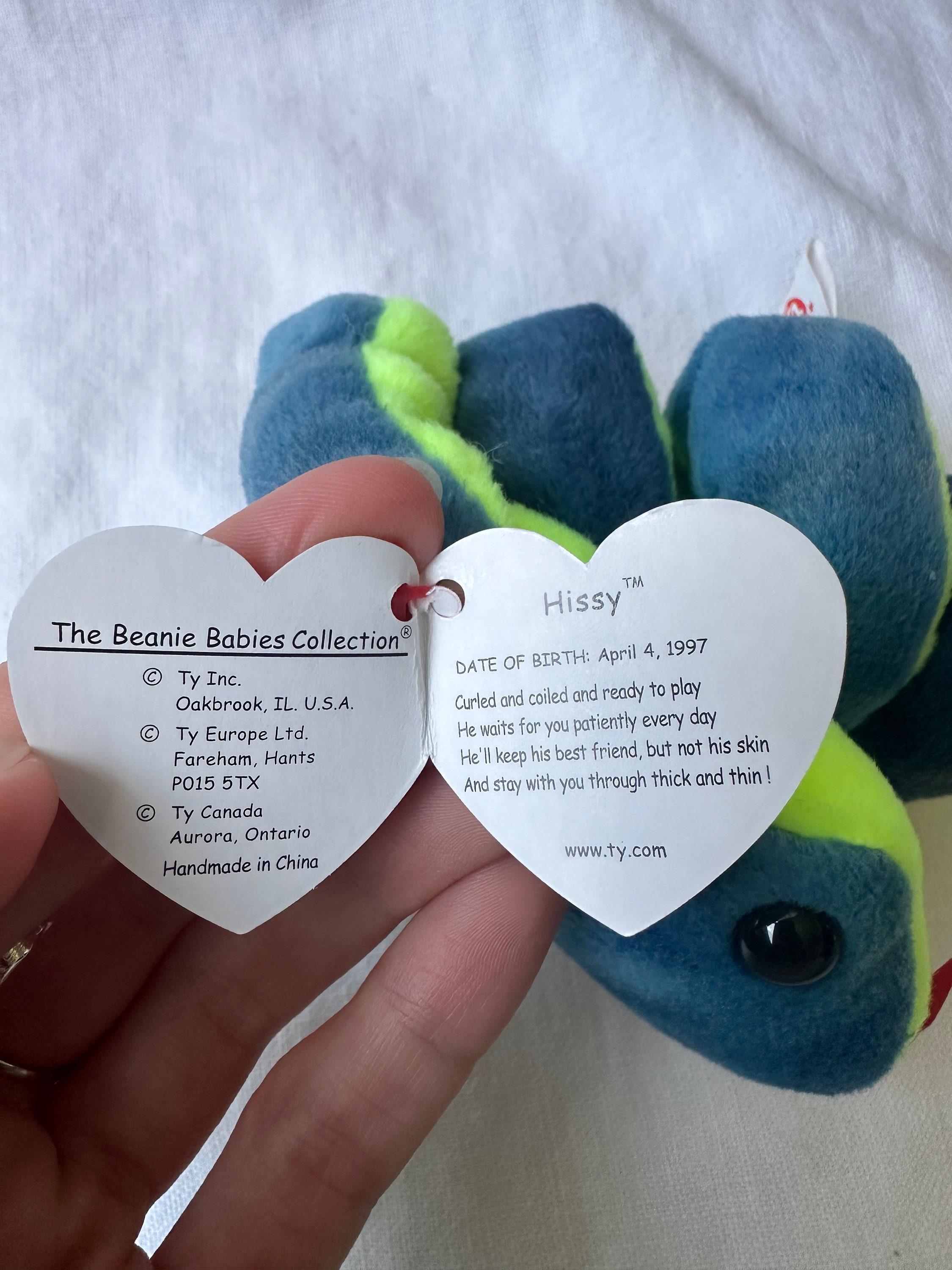 1997 Rare Hissy Snake With Errors - Etsy