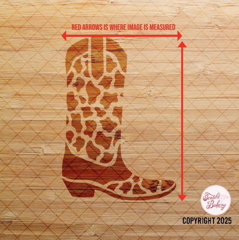 Cowboy Boot Stencil, Western Boot Stencil, Boot Stencil, Farm Stencil ...