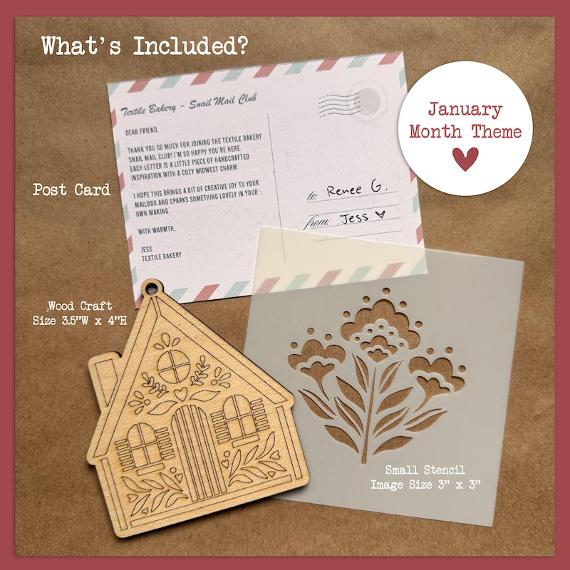 Stamp for Mail Club - Etsy