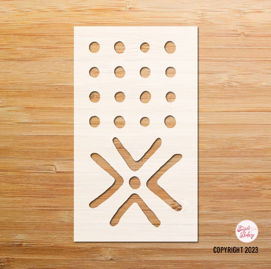 Mudcloth Stencil Stencil Design Tile Stencil Vintage Tile - Etsy