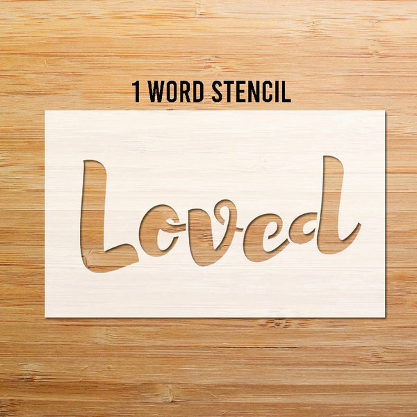 Word Stencils - Etsy