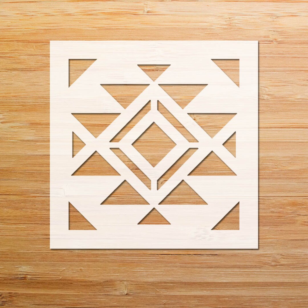 Southwest Stencil, Silhouette Stencil, Quilt Stencil, Hip Stencil ...