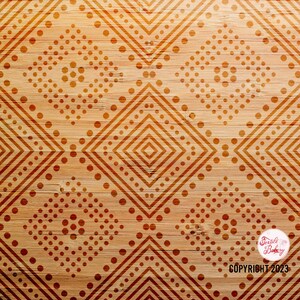 Mudcloth Stencil, Stencil Design, Tile Stencil, Vintage Tile Stencil ...