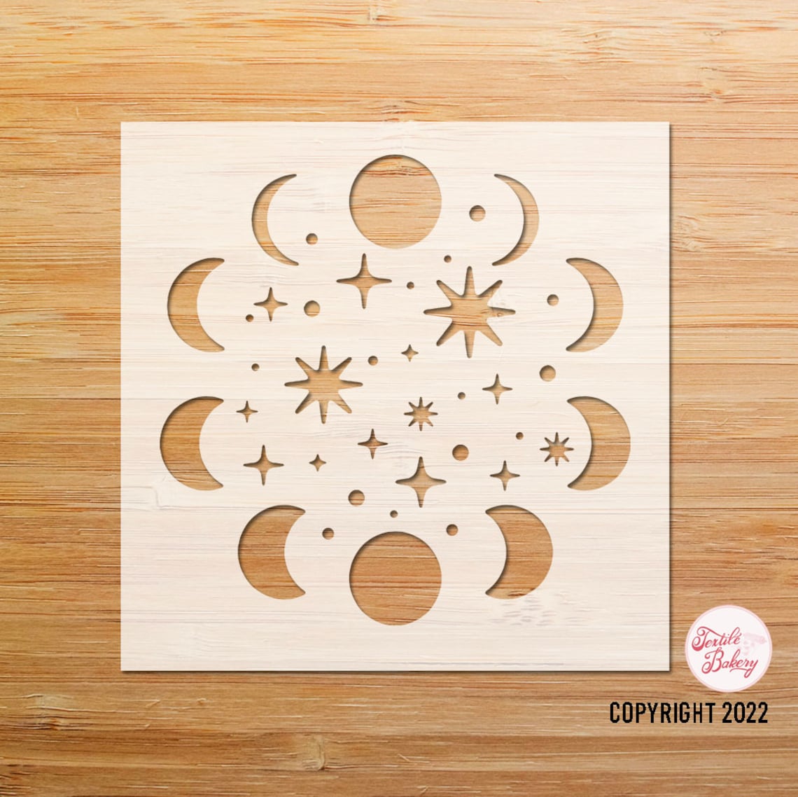 Moon Phases Stencil Magical Stencil Moon Stencil Moons - Etsy