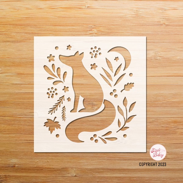 Fox Stencil - Etsy