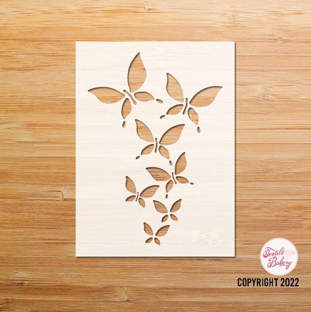 Butterfly Stencil, Butterfly Silhouette Stencil, Butterfly Stencil ...