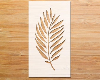 Palm Leaf Stencil - Etsy