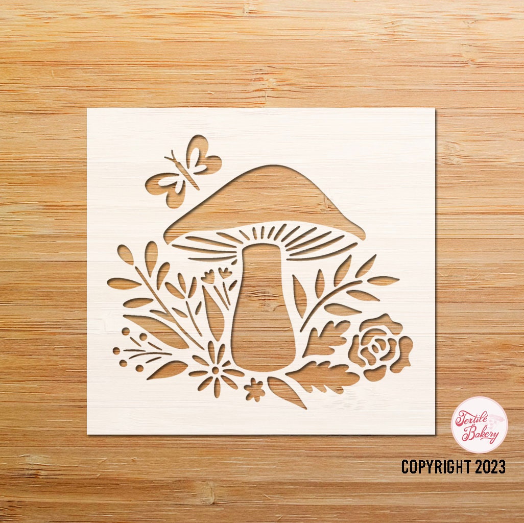 Mushroom Stencil