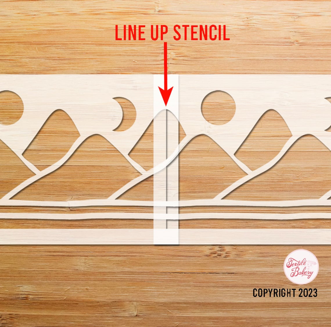 Mountain Stencil, Adventure Stencil, Nature Stencil, Boho Stencil ...