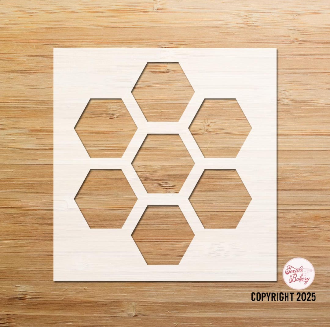 Small Honeycomb Stencil,honeycomb Pattern Stencil,honey Bee Stencil ...