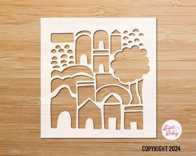 House Stencil Reusable House Stencil Art Stencil DIY Craft Stencil ...