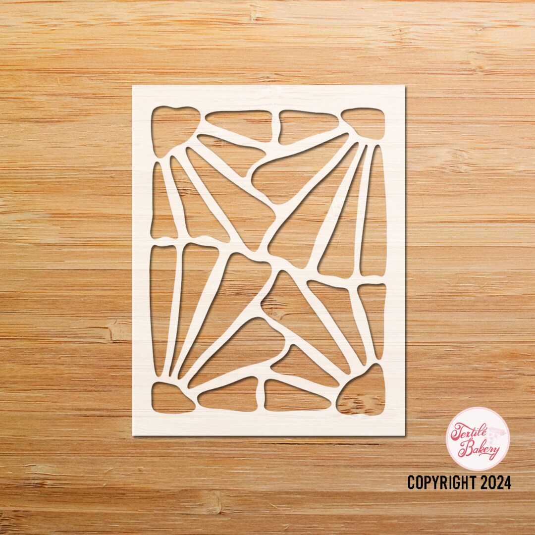 Retro Floral Stencil, 70s Stencil, Sun Stencil, Boho Stencil, Craft Stencil, DIY Stencil ...