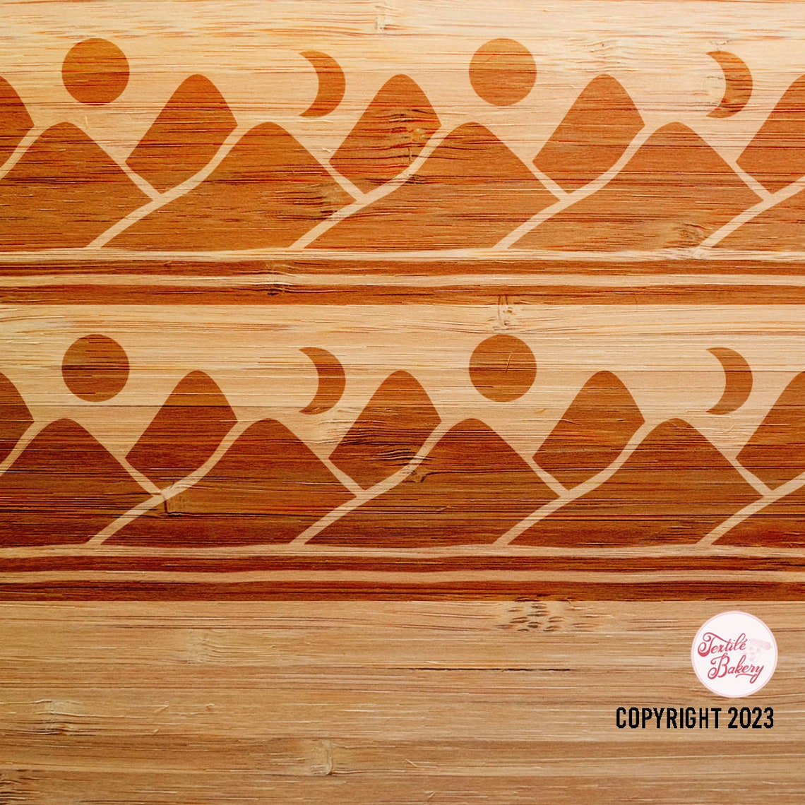 Mountain Stencil, Adventure Stencil, Nature Stencil, Boho Stencil ...