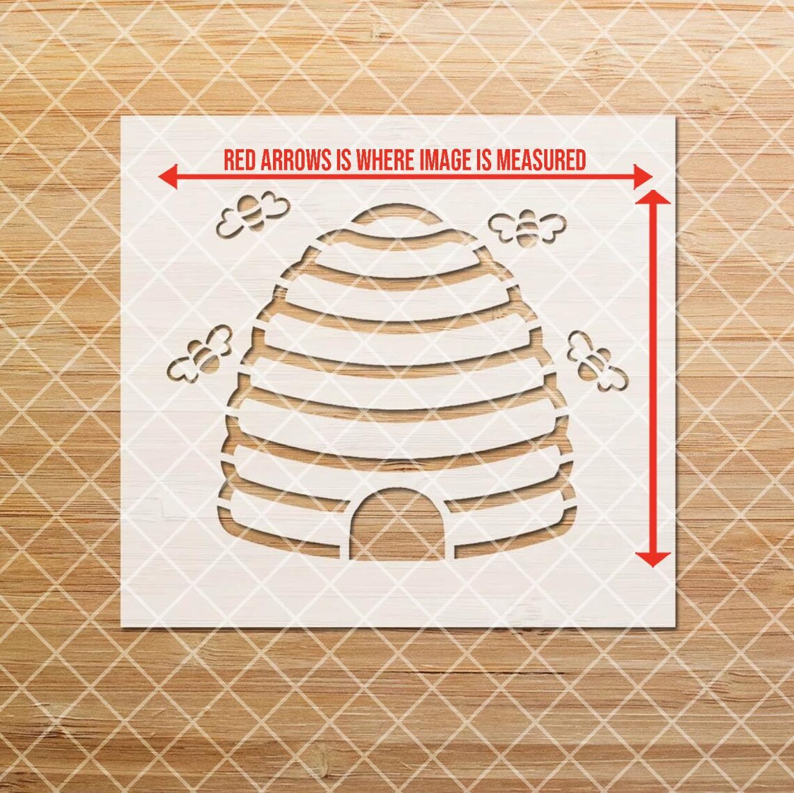 Honeybee Stencil, Bee Hive Stencil, Reusable Stencil, Stencil for ...