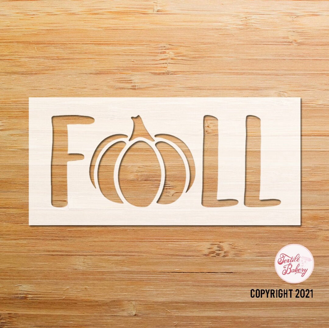Fall Stencil, Thanksgiving Pumpkin Stencil, Fall Pumpkin Stencil ...