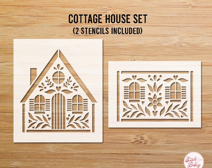 House Stencil Reusable House Stencil Art Stencil DIY Craft Stencil ...