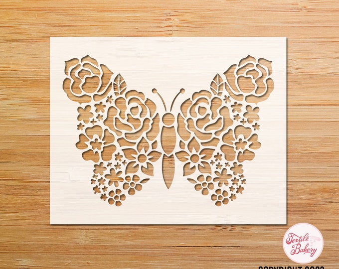 Butterfly Stencil, Reusable Butterfly Stencil, Art Stencil, DIY Craft ...