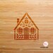 Cottage House Stencil, House Stencil, Gingerbread House Stencil ...