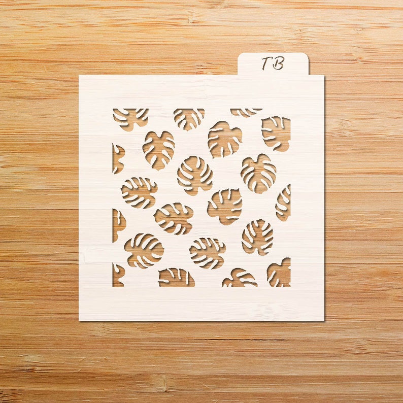 Monstera Stencil/ Leaves Stencil/ Monstera Stencil Leaves/ | Etsy