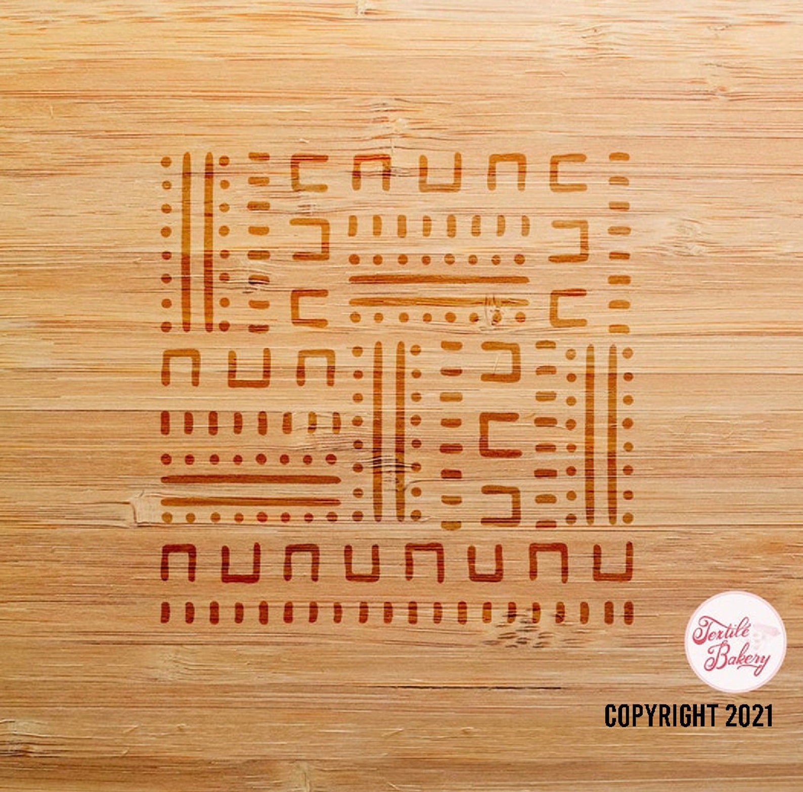 Mudcloth Stencil Stencil Design Tile Stencil Vintage Tile - Etsy