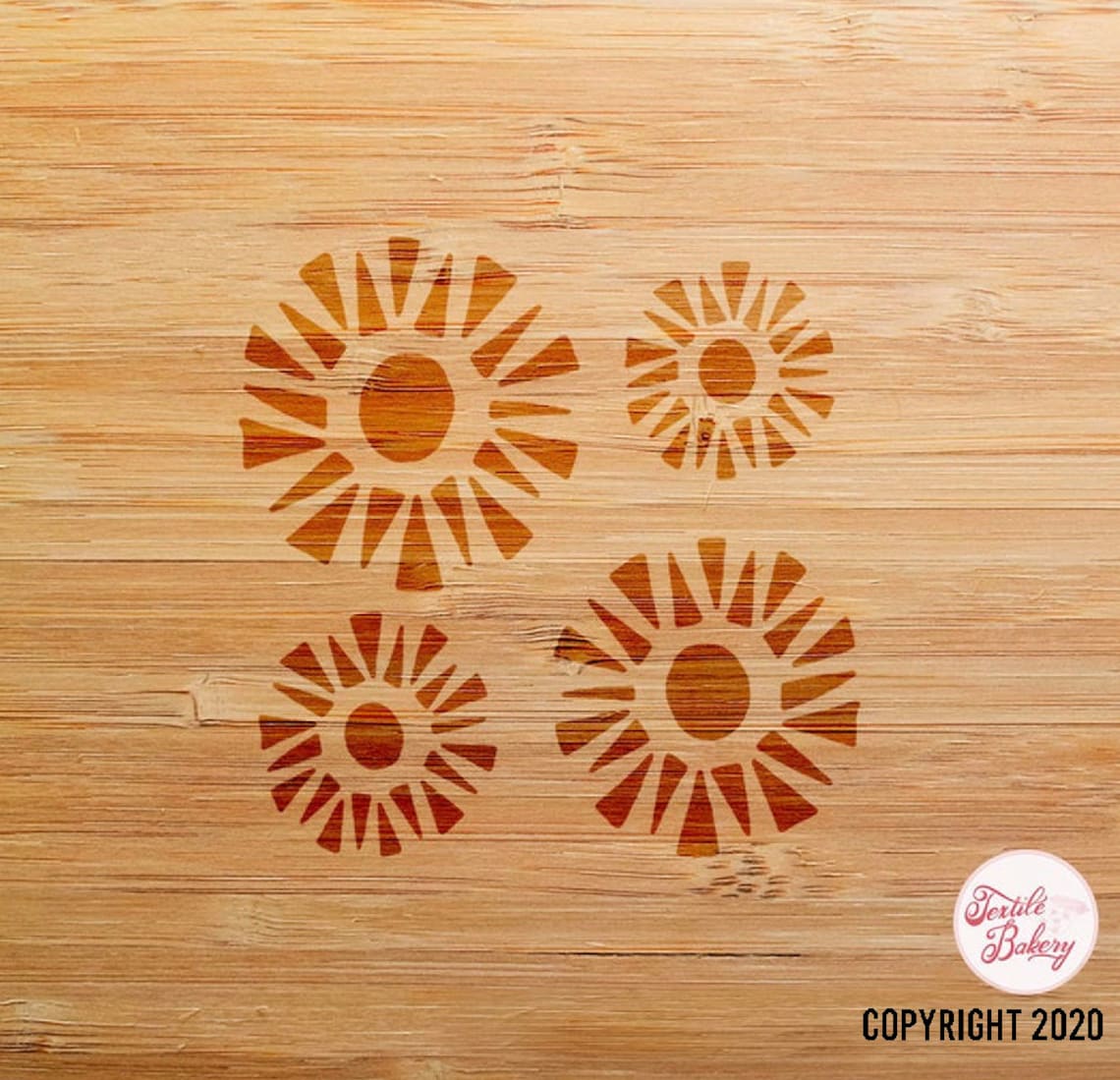 Boho Sun Stencil, Folk Art, Sun Folk Art Stencil, Cute Sun Stencil, Sun ...