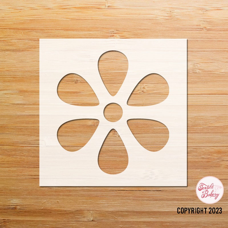 Daisy Stencil - Etsy