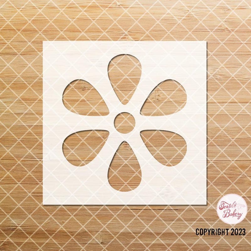 Daisy Stencil - Etsy