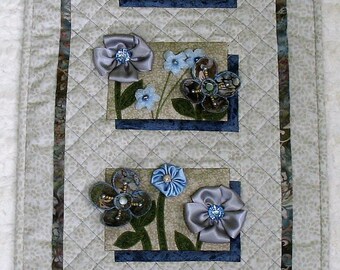 3 Dimensional Art Quilt . Quilted Wall Hanging . Shadow Box | Etsy