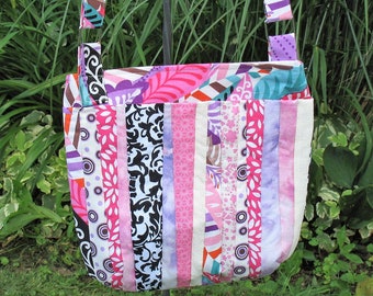 Quilted Fabric Over the Shoulder Crossbody Purse Boho Bag With | Etsy