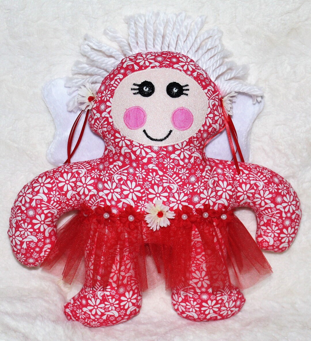 Oh so Huggable! FLOWER FAIRY, Silly Fabric Doll for Little Girls ...