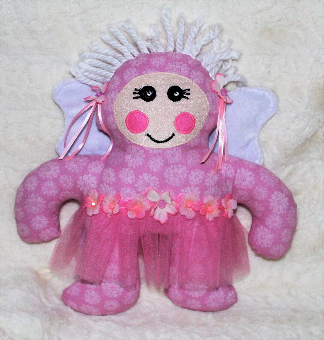 Oh so Huggable! FLOWER FAIRY, Silly Fabric Doll for Little Girls ...