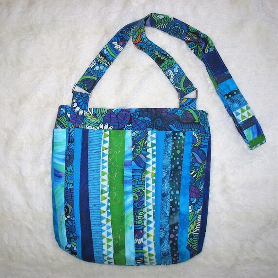 Quilted Fabric Over the Shoulder Crossbody Purse Boho Bag With | Etsy