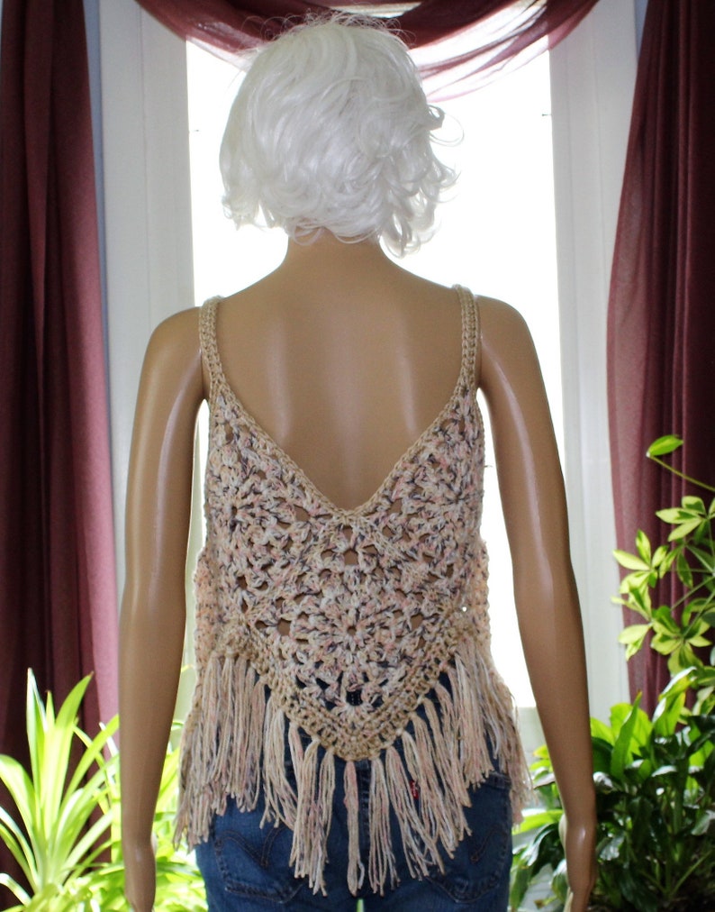 OOAK Women's Boho Granny Square Retro Style Tank - Etsy