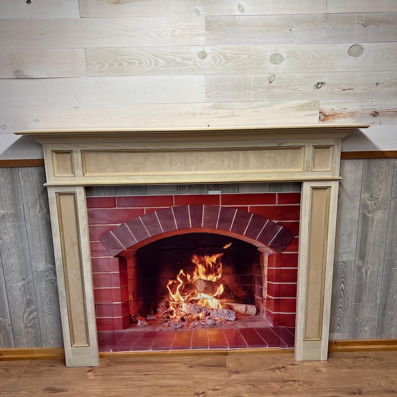 Faux Fireplace - Etsy