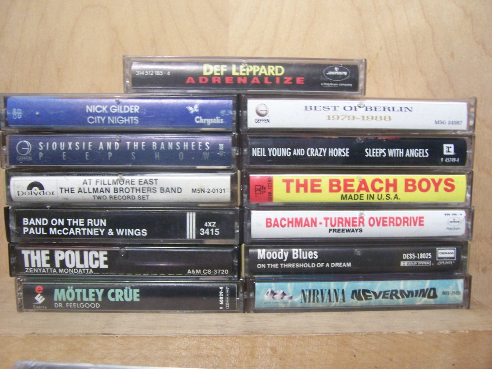 Vintage ROCK Cassette Tapes From 1960's - 1990's - Etsy