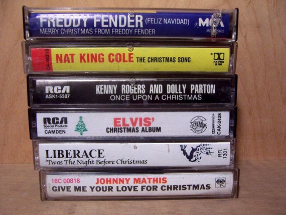 Vintage CHRISTMAS Cassette Tapes From 1960's 1990's | Etsy
