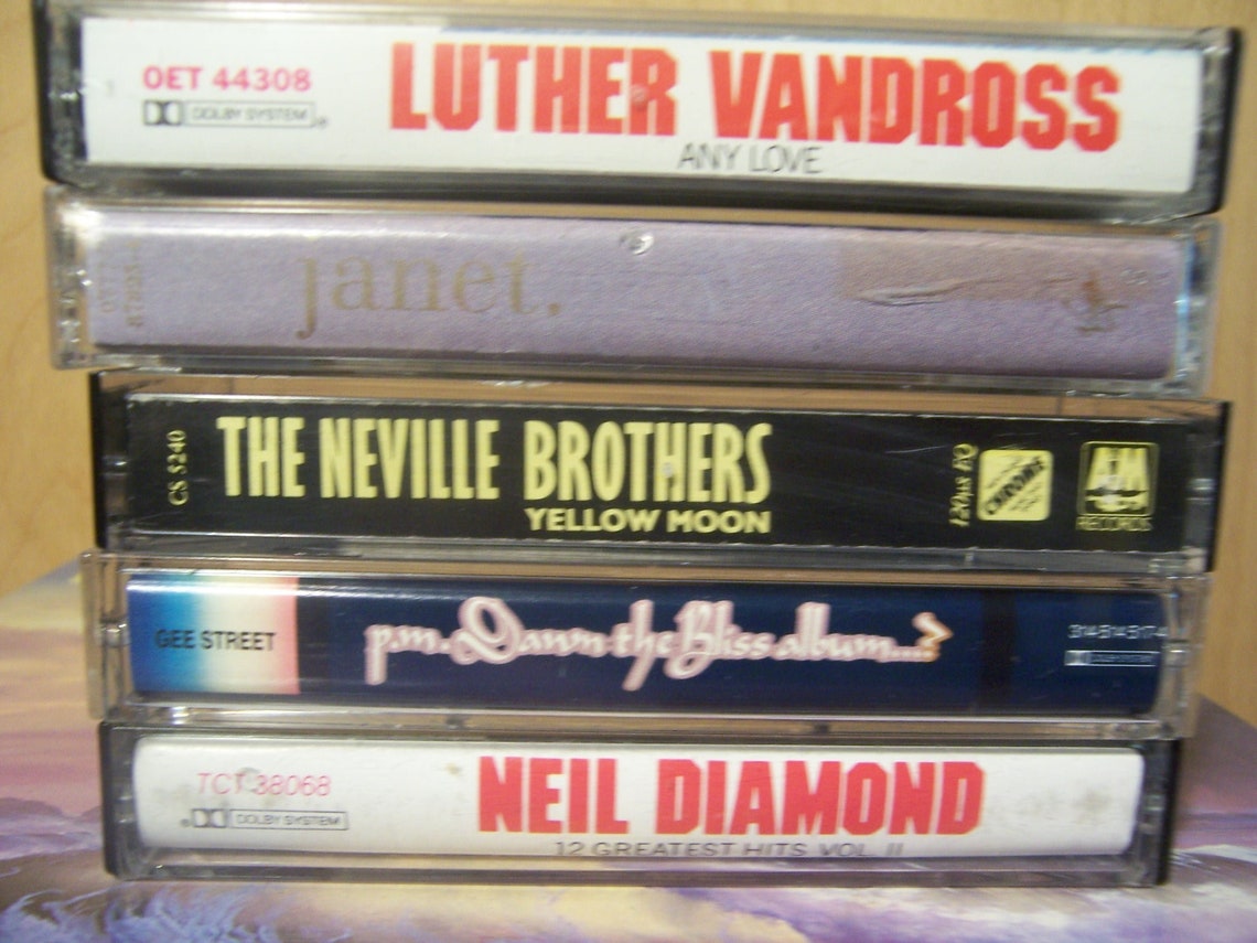 Vintage R&B Pop Cassette Tapes From 1960's - 1990's - Etsy