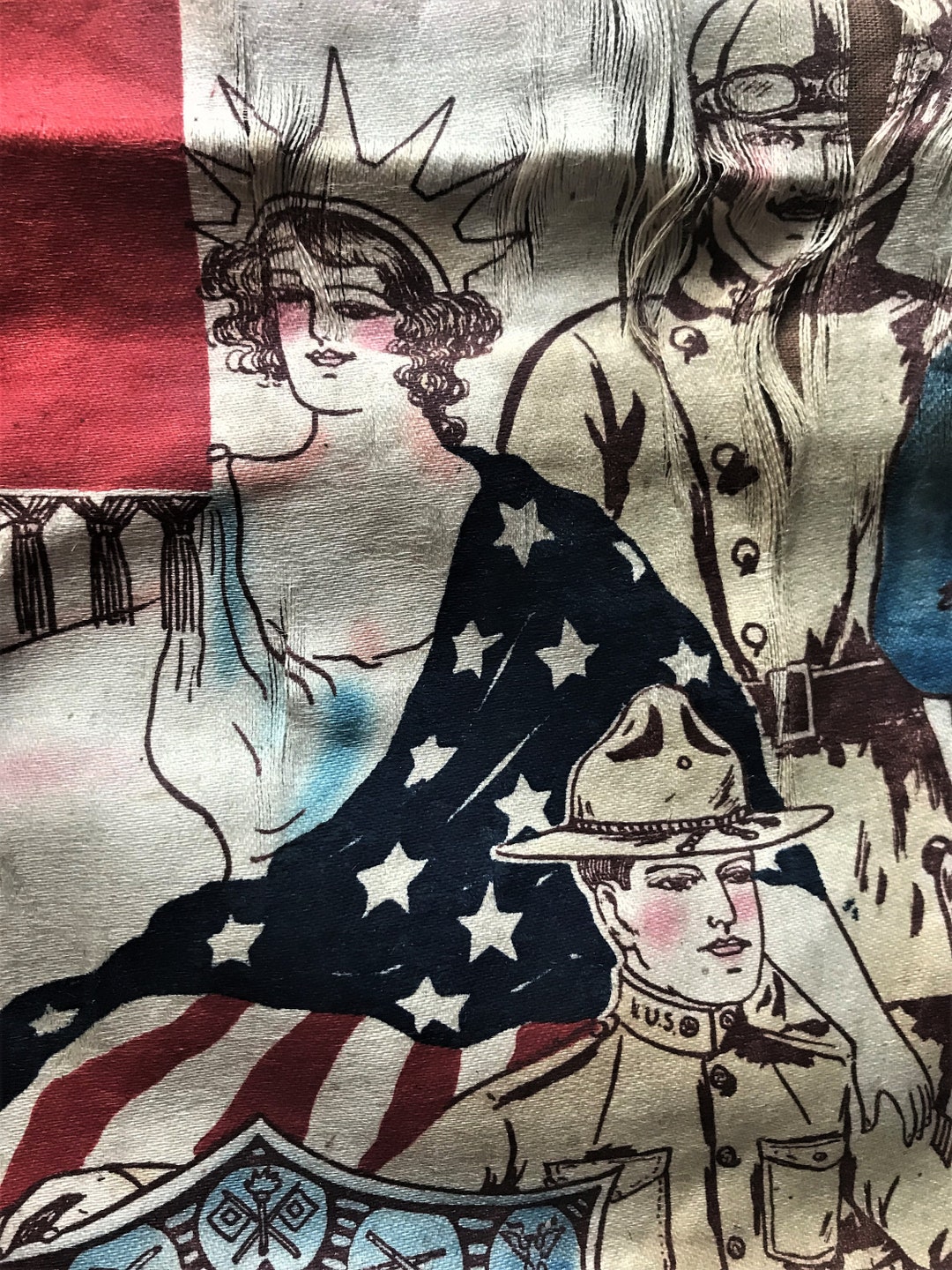 Antique WW1 President Woodrow Wilson Suffragette Army Navy Patriotic ...