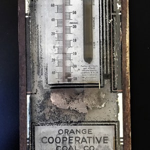 Antique Scientific Weather Indicator Advertising Thermometer Lehigh ...