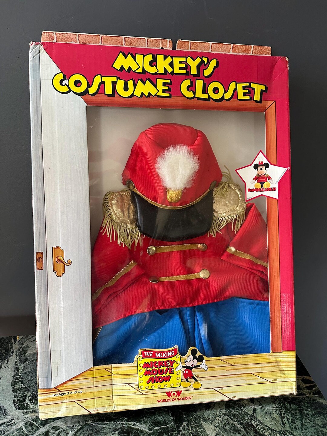 Vintage Disney Mickey's Costume Closet Band Leader Mint in Box - Etsy ...