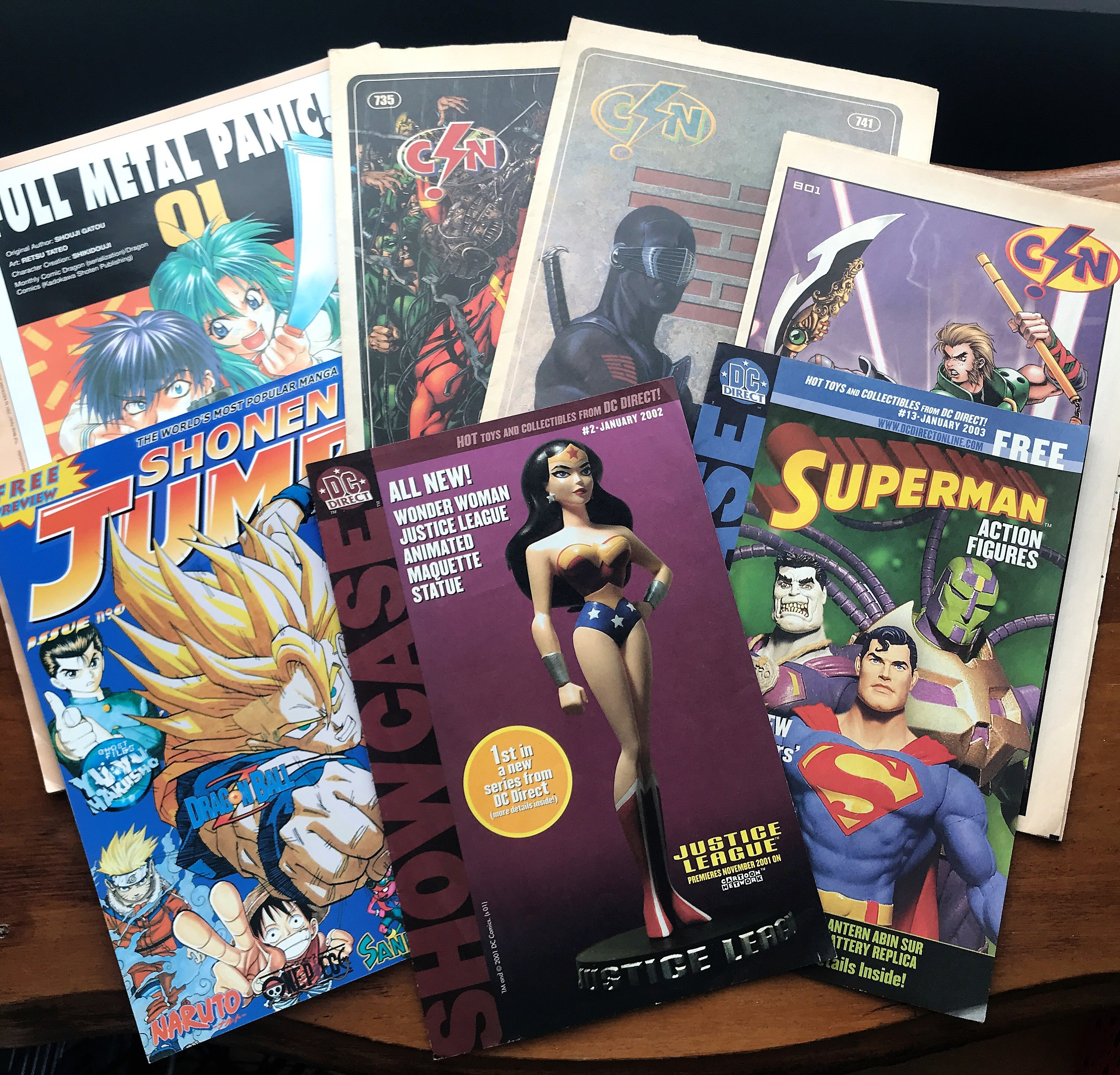 DC (7) Direct Comics Shonen Jump Full Metal Panic CSN GI Joe Flash ...